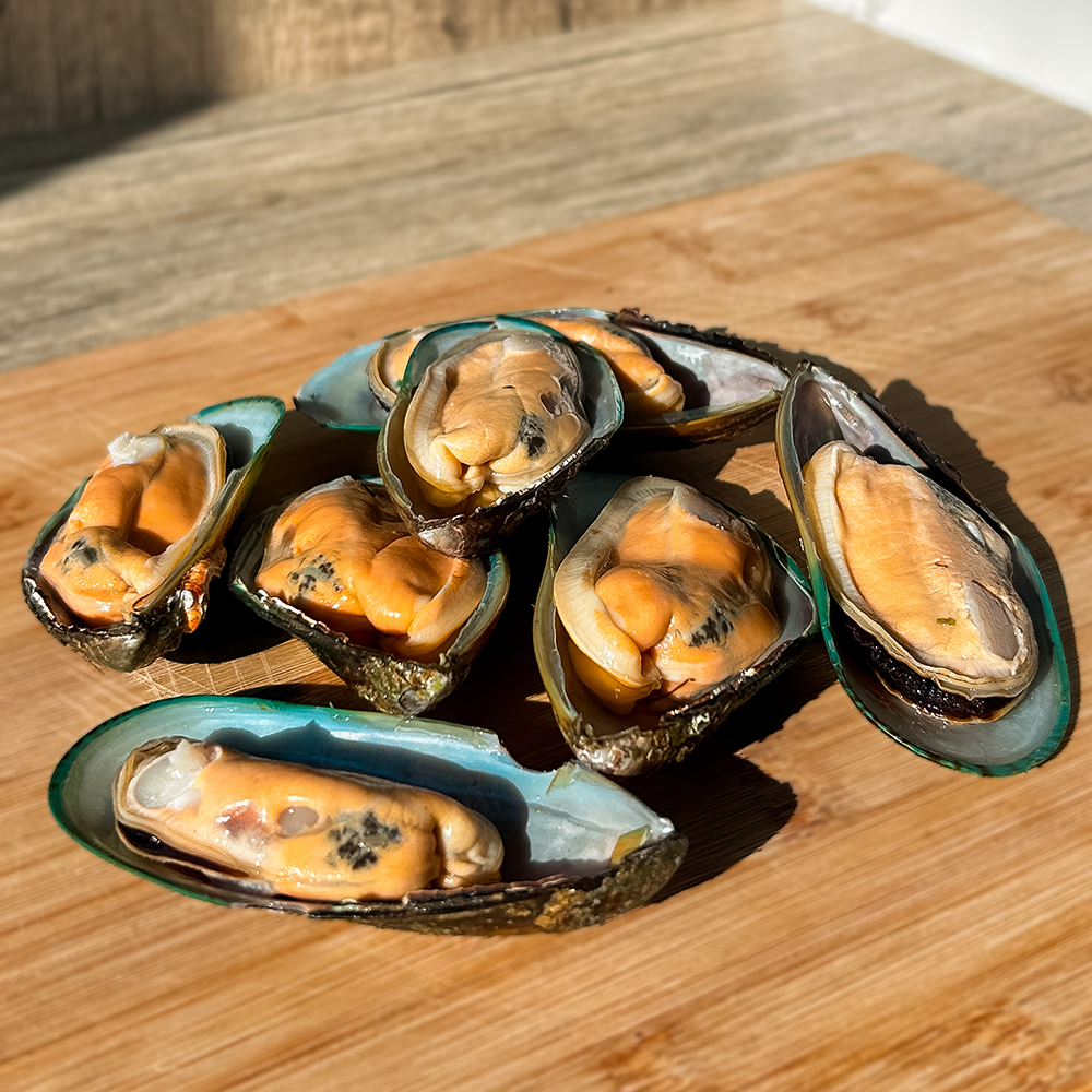 Jumbo New Zealand Greenlip Mussels | Fresh Fish Delivery