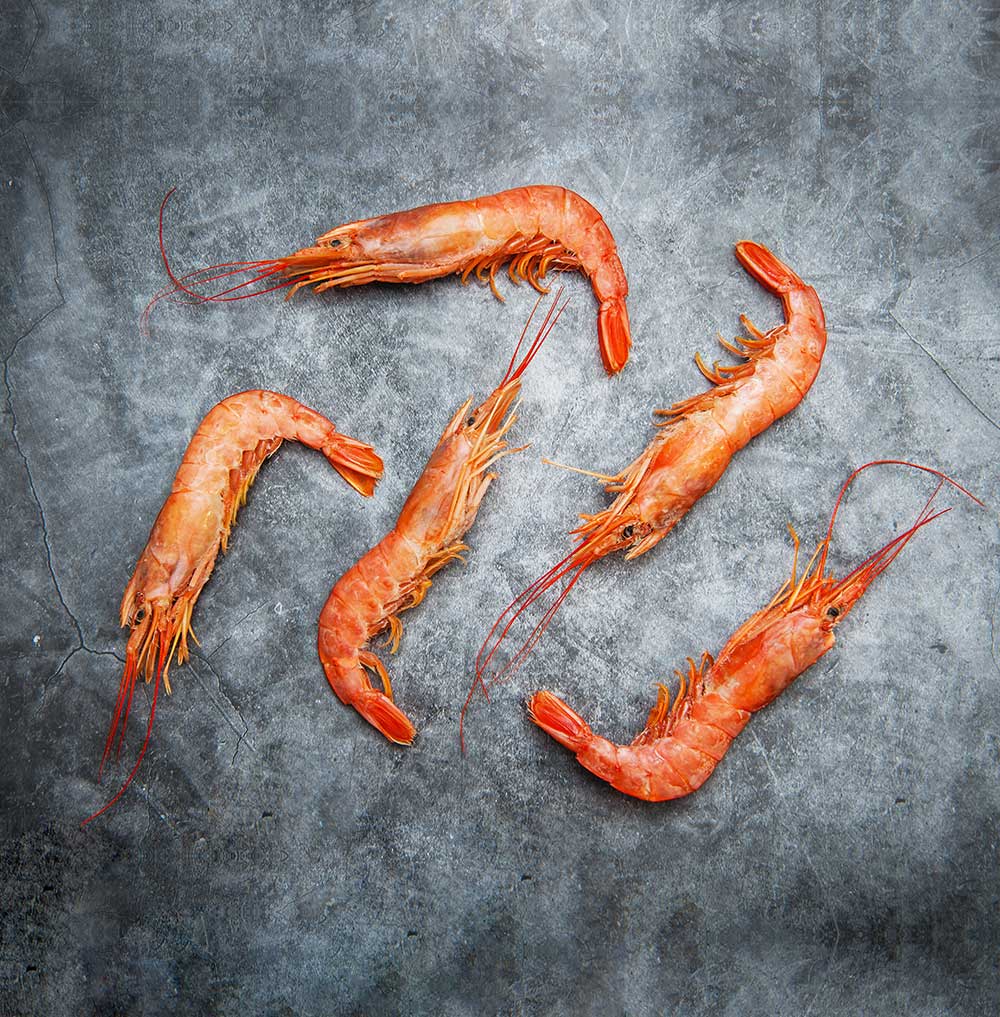 Wild Large Whole Argentinian Pink Prawns | Fresh Fish Delivery